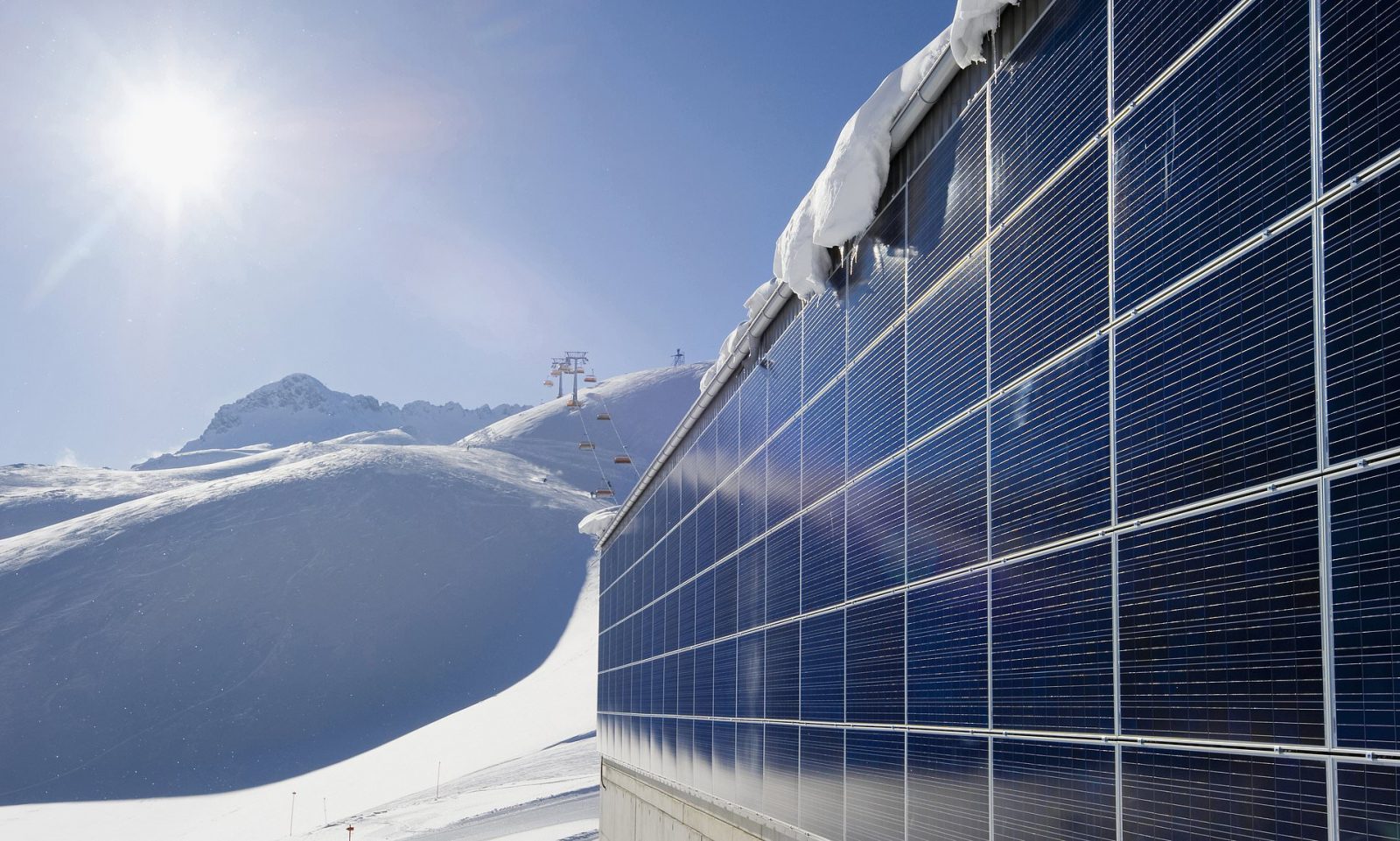 Solar batteries will generate power from snow