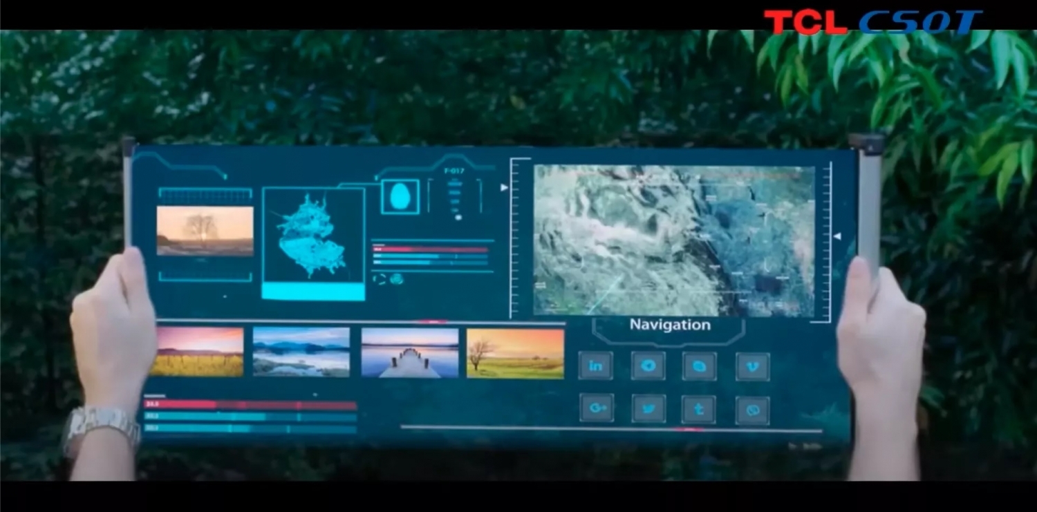 TCL is going to create a scroll-like tablet