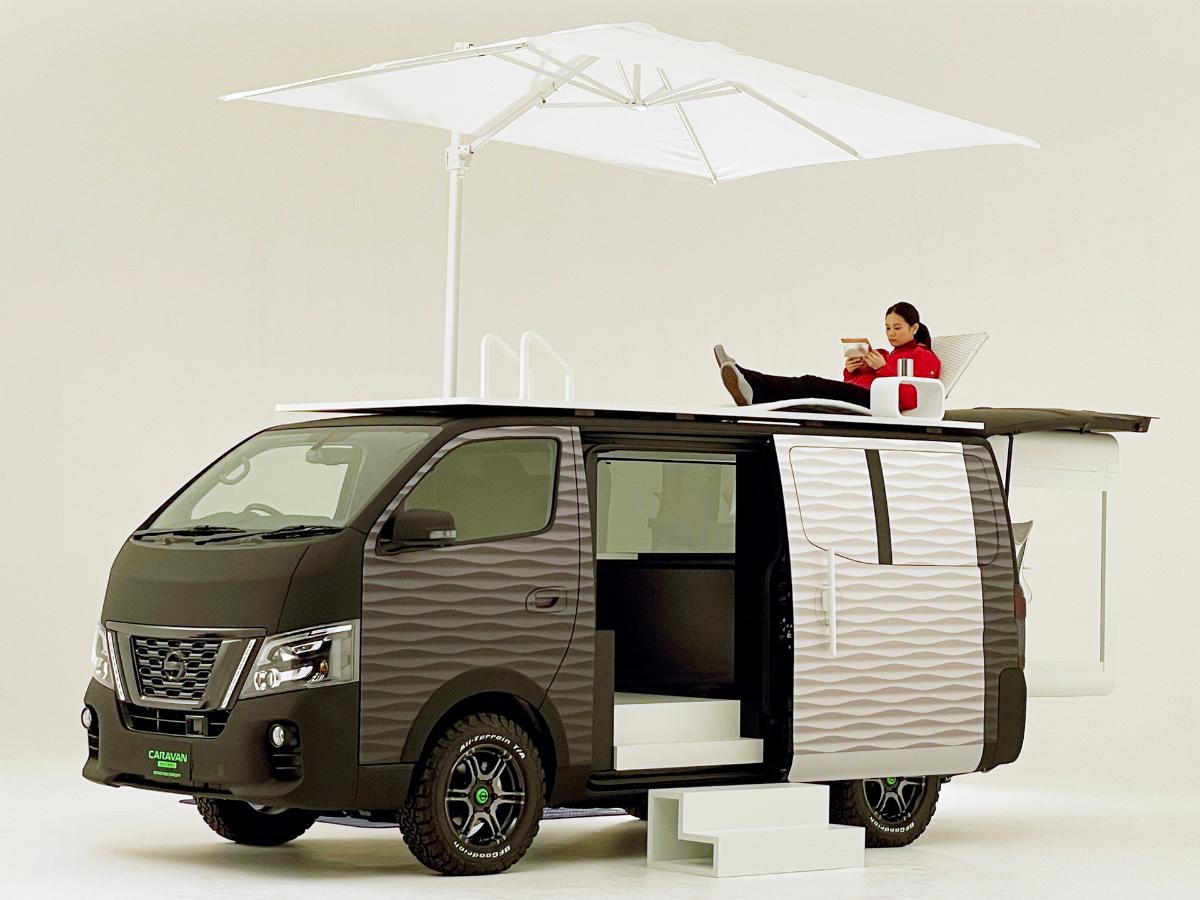 Nissan unveils the Caravan NV350 Office Pod on wheels