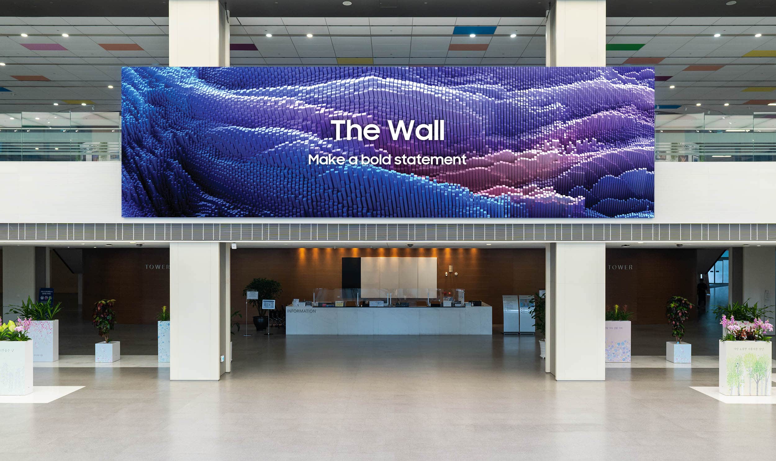 Samsung has released a giant TV display