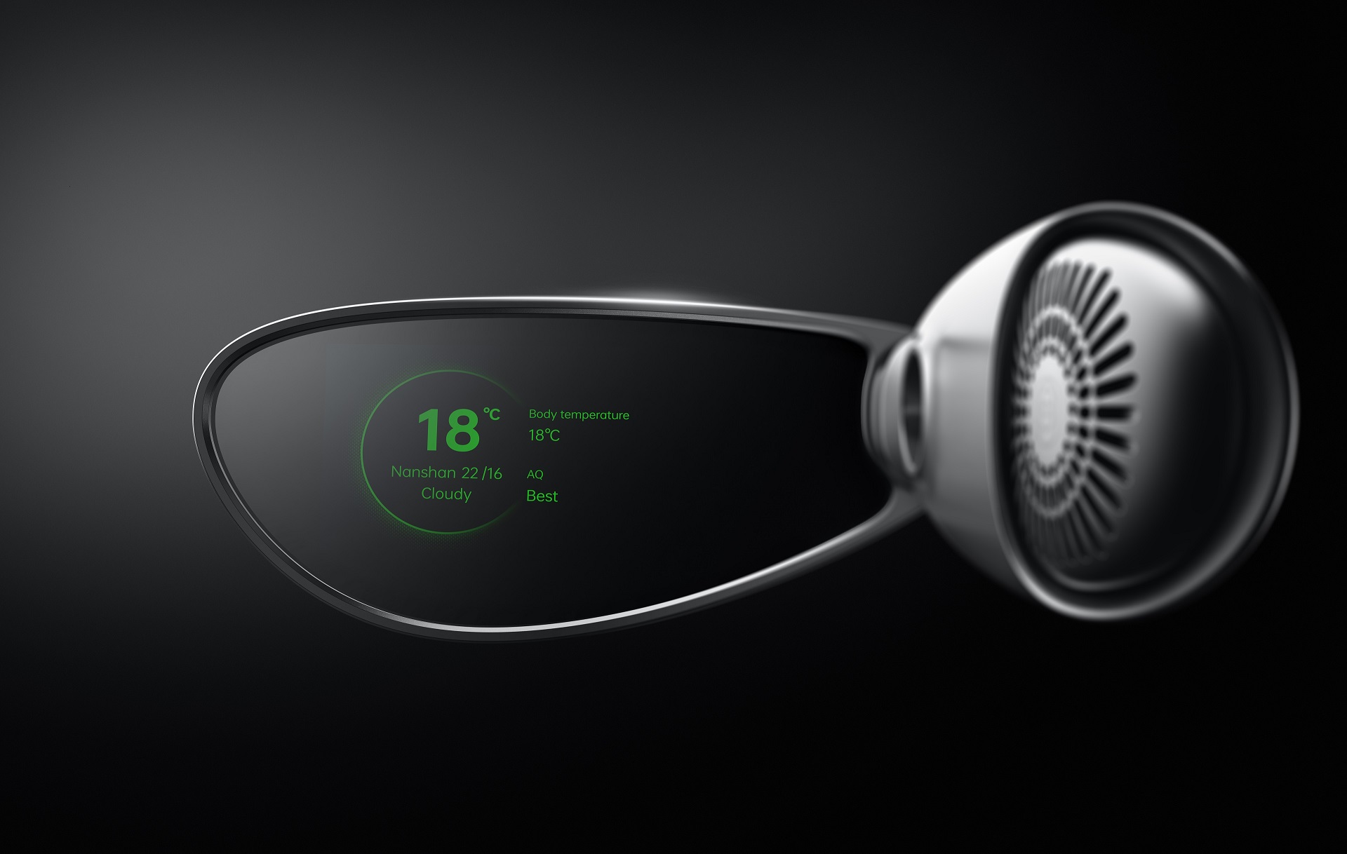 Oppo has developed a smart monocle with an integrated display